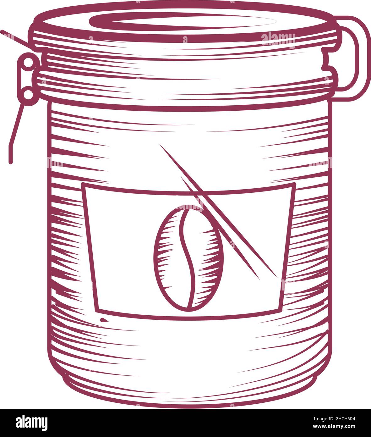 Jar of instant coffee Stock Vector Images - Alamy