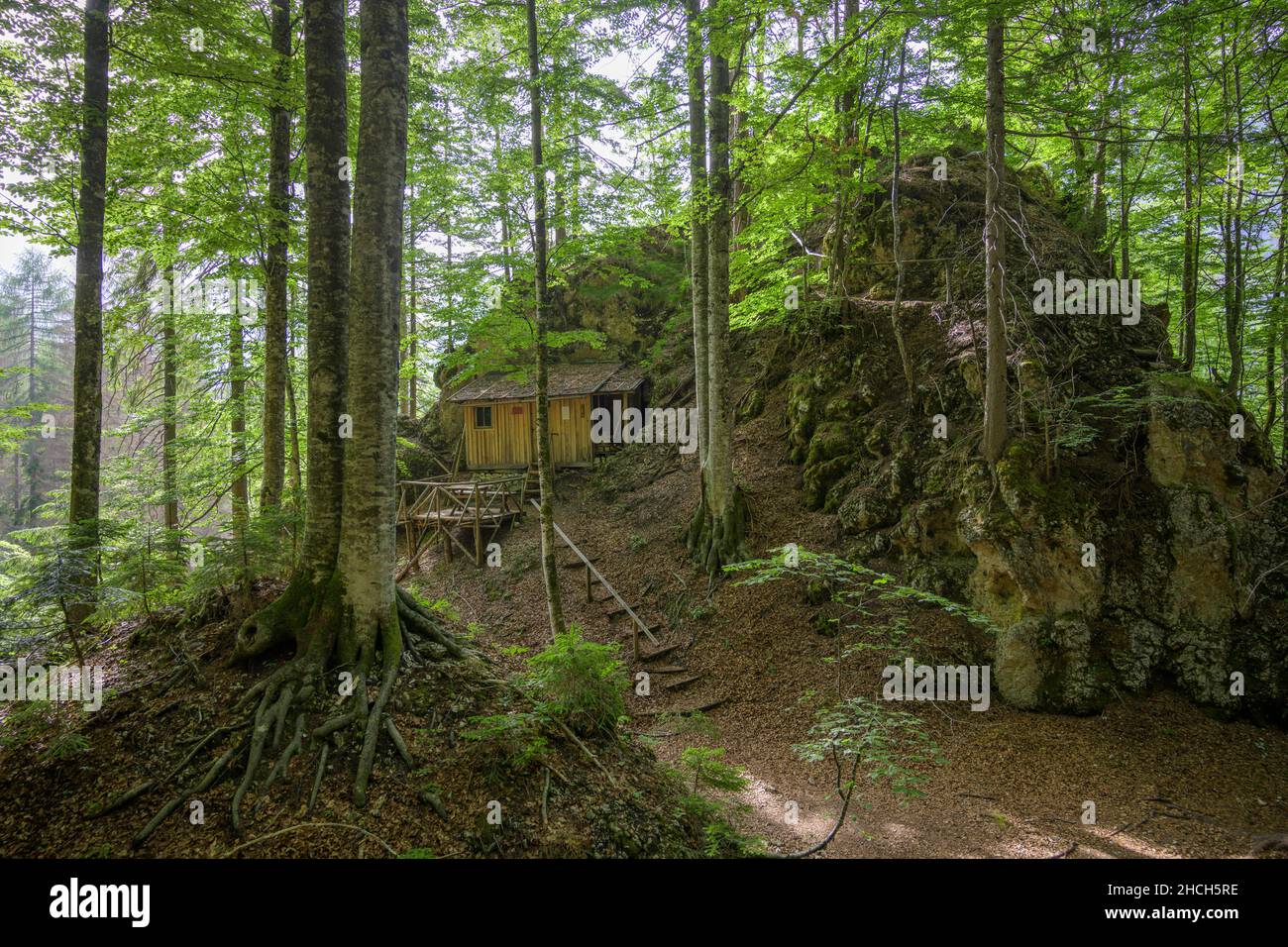 Barracks at the Grande Guerra theme trail on the battles in World War 1 ...