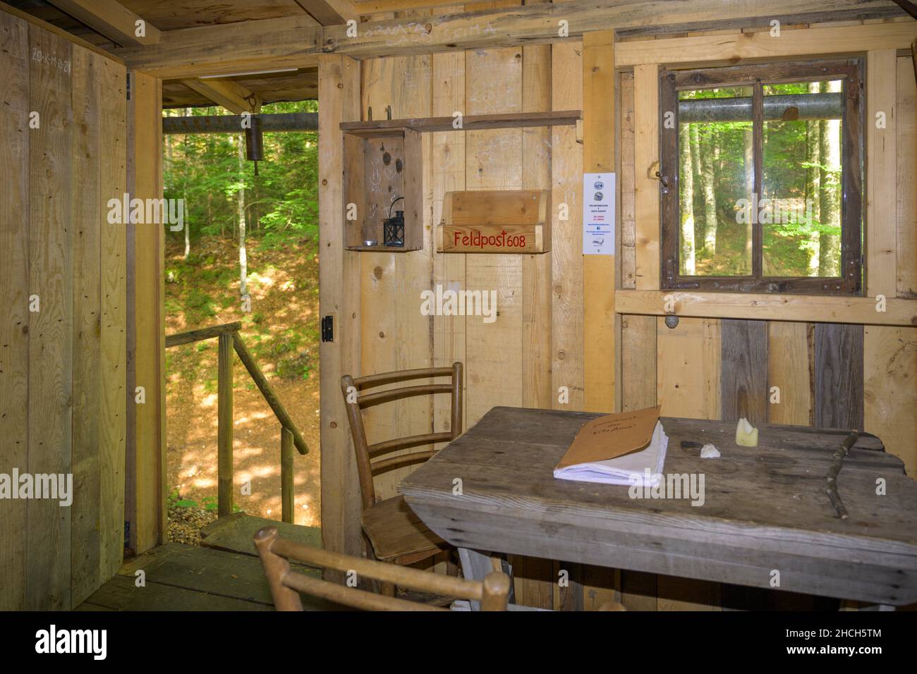 Barracks at the Grande Guerra theme trail on the battles in World War 1 ...
