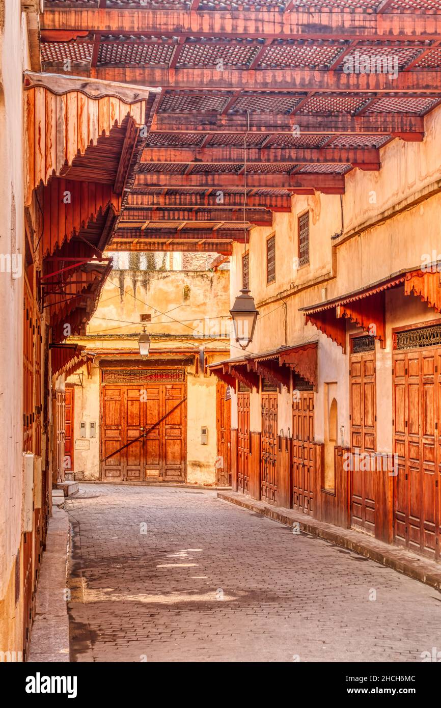 Fes Landmarks, Morocco Stock Photo - Alamy
