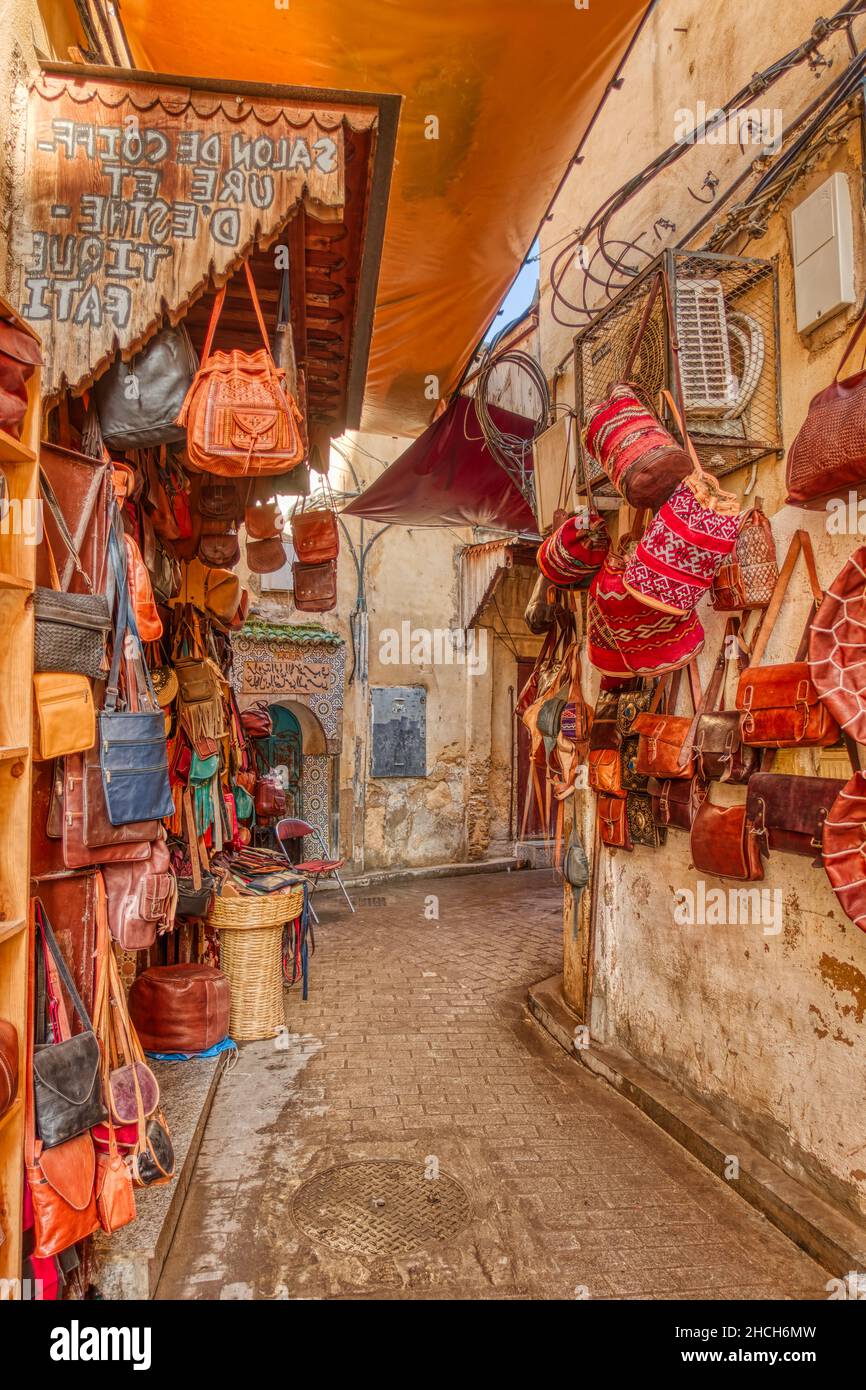 Fes Landmarks, Morocco Stock Photo - Alamy