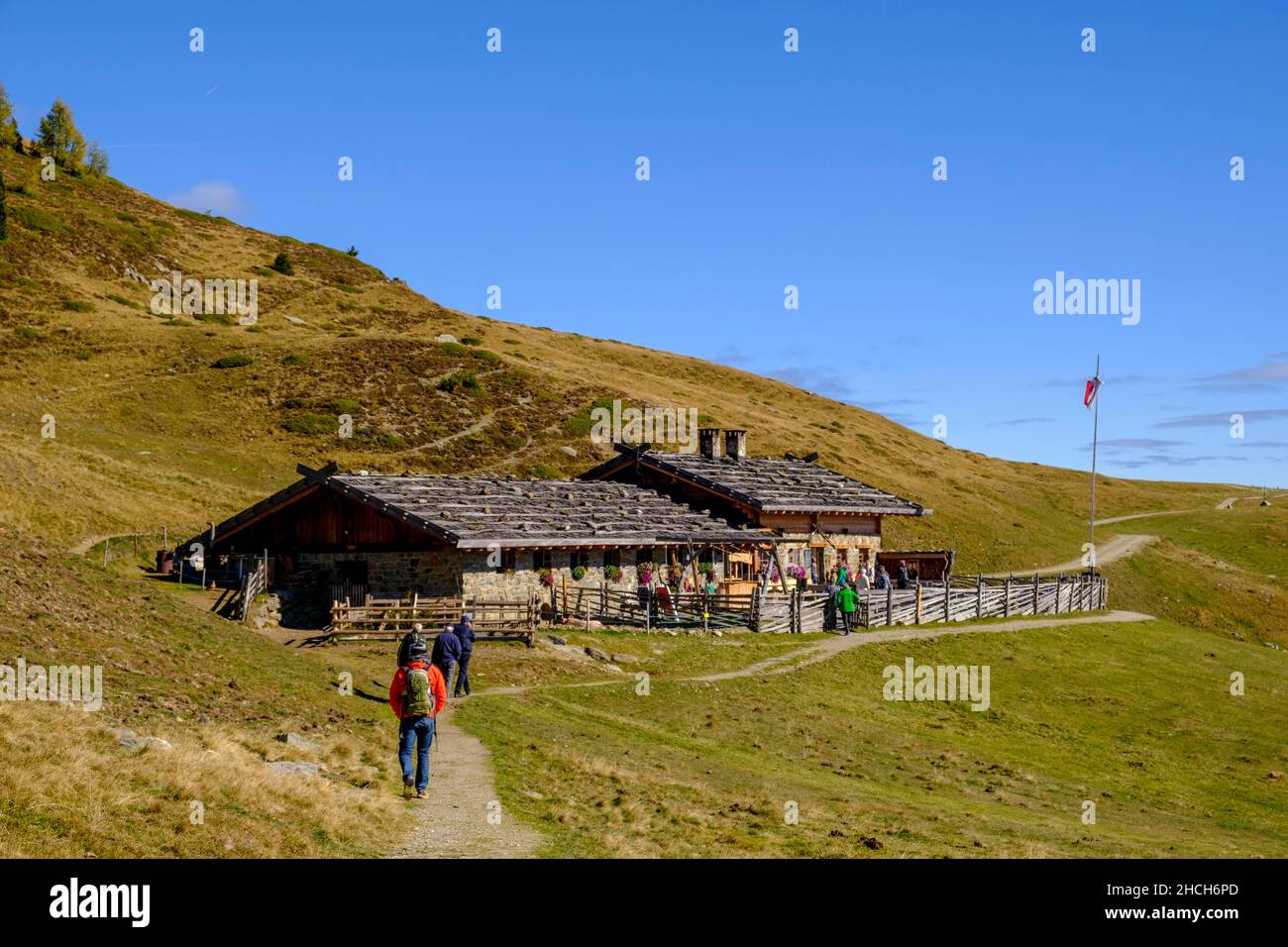 Inner Schwemmalm, Schwemmalm hiking area, Ulten Valley, South Tyrol ...