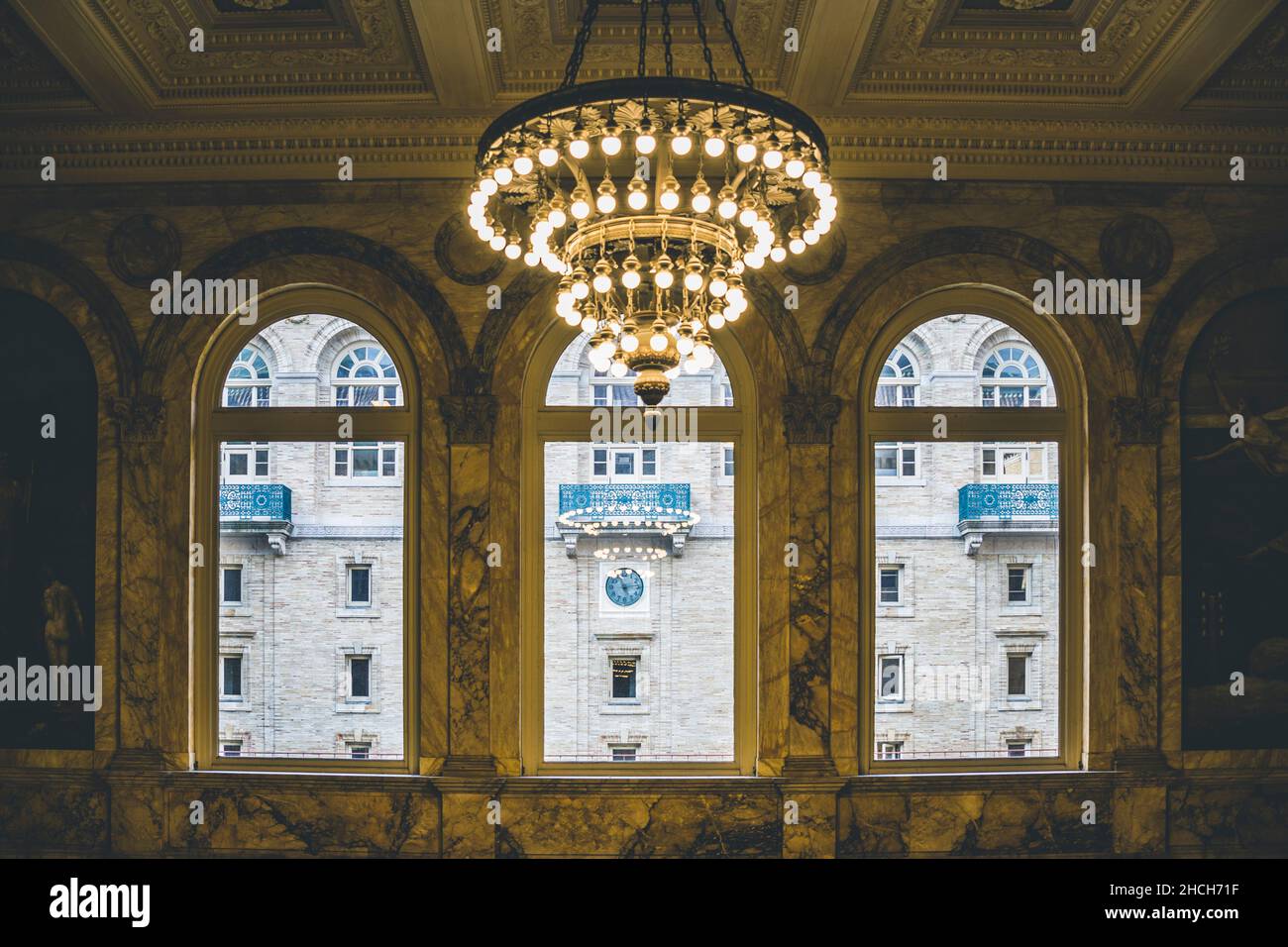 Boston public library interior hi-res stock photography and images - Alamy