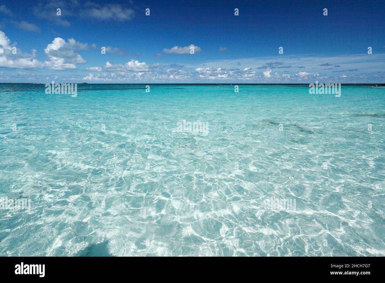Crystal clear water on Pineapple Beach, Antigua, Caribbean Stock Photo ...