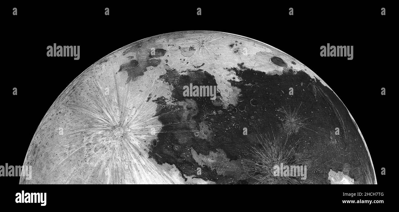 Moon Colors Stock Astronomy Stock Photo - Alamy