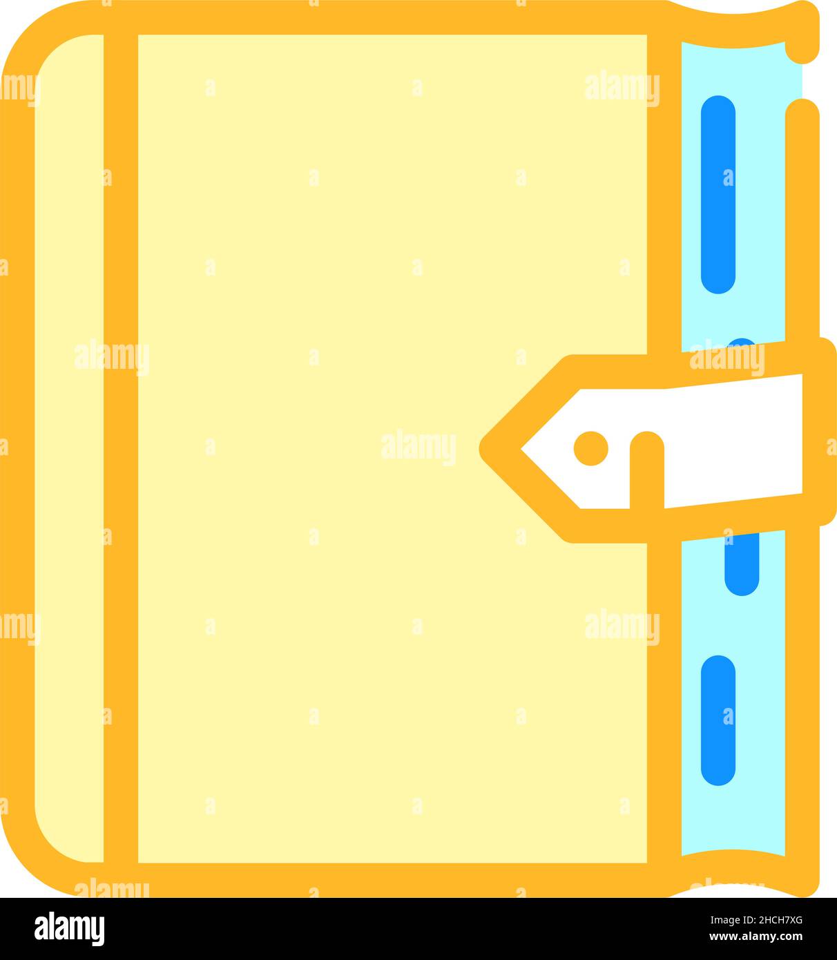 diary notebook color icon vector illustration Stock Vector Image & Art ...