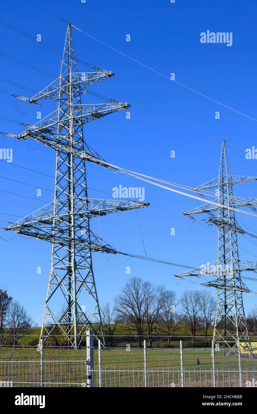 Power pole pylon transformer hi-res stock photography and images - Alamy