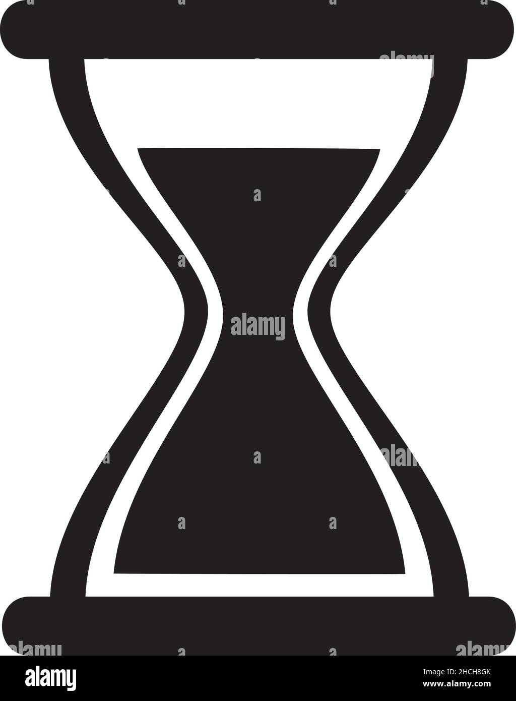 Computer Hourglass Icon Angry