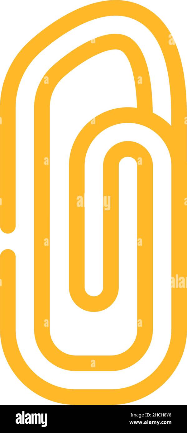 attach file color icon vector illustration Stock Vector Image & Art - Alamy