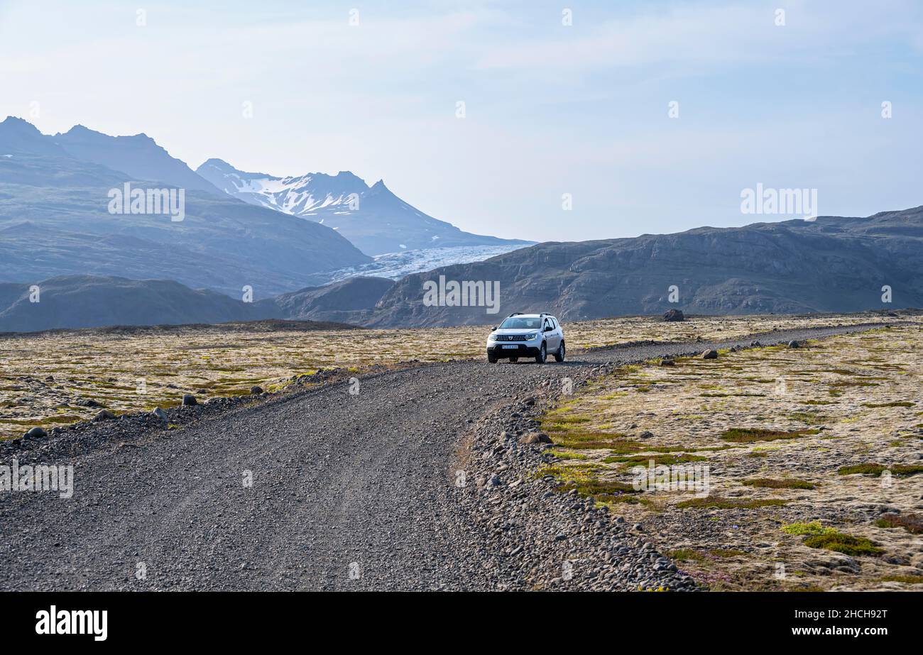 Car driving on dirt road hi-res stock photography and images - Alamy