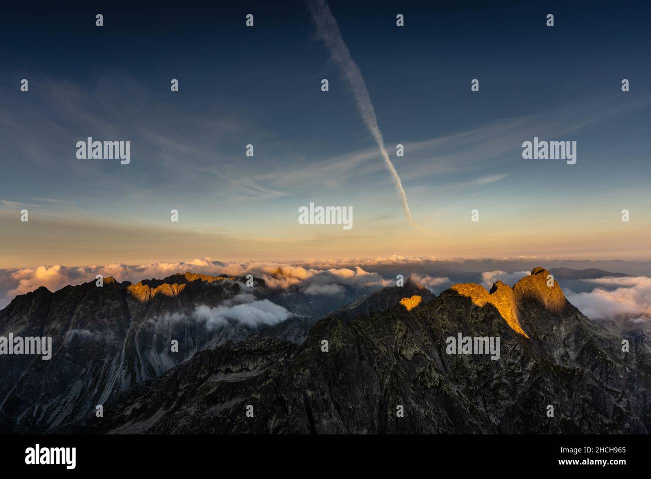 Panorama tatra mountains sunrise hi-res stock photography and images ...