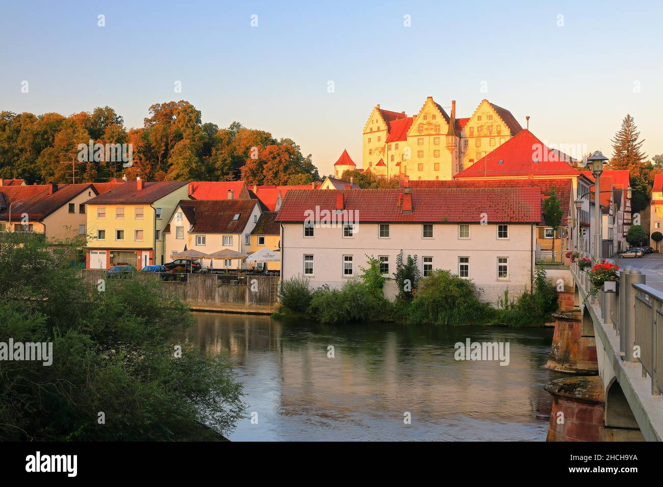 Scheer Castle, Danube, Upper Danube nature Park, Baden-Wuerttemberg ...
