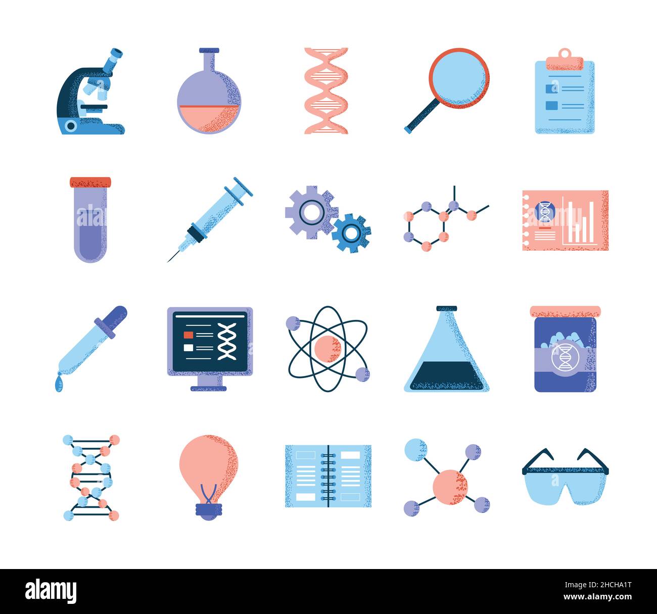 human DNA icons Stock Vector Image & Art - Alamy