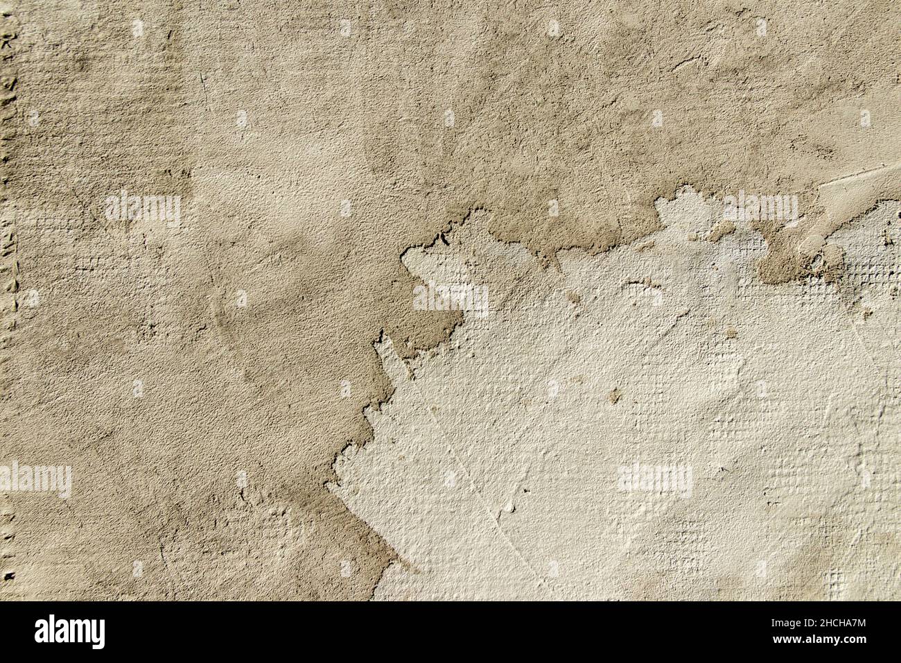 Plaster texture. Textured whitewash wall close-up with brush strokes ...