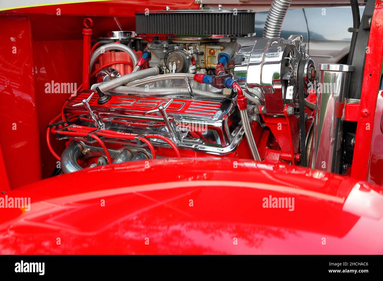 Car show, engine, Province of Quebec, Canada Stock Photo - Alamy