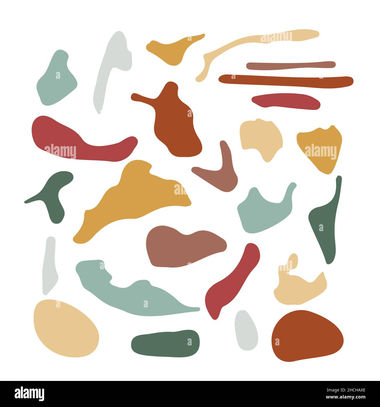 Organic shapes background hand Stock Vector Images - Alamy