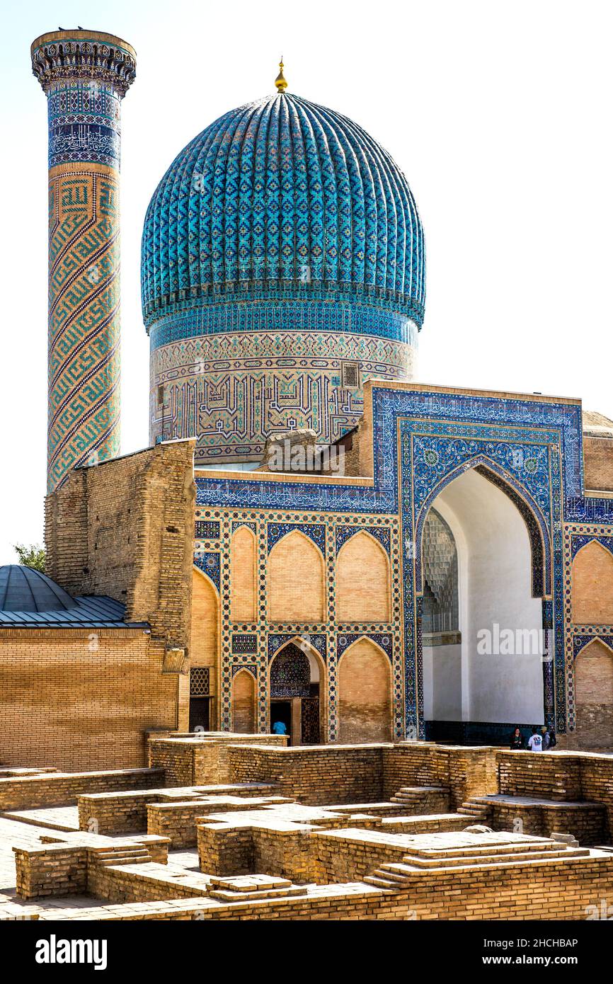 Gur-Emir Mausoleum, Timurid Tomb, Samarkand, Uzbekistan, Samarkand ...