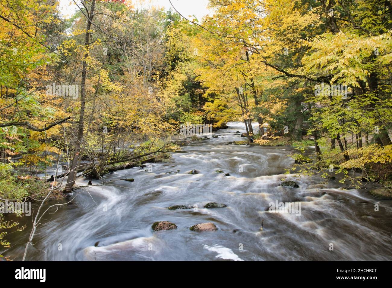 Long Exposure Photo of Small River Stock Photo - Alamy
