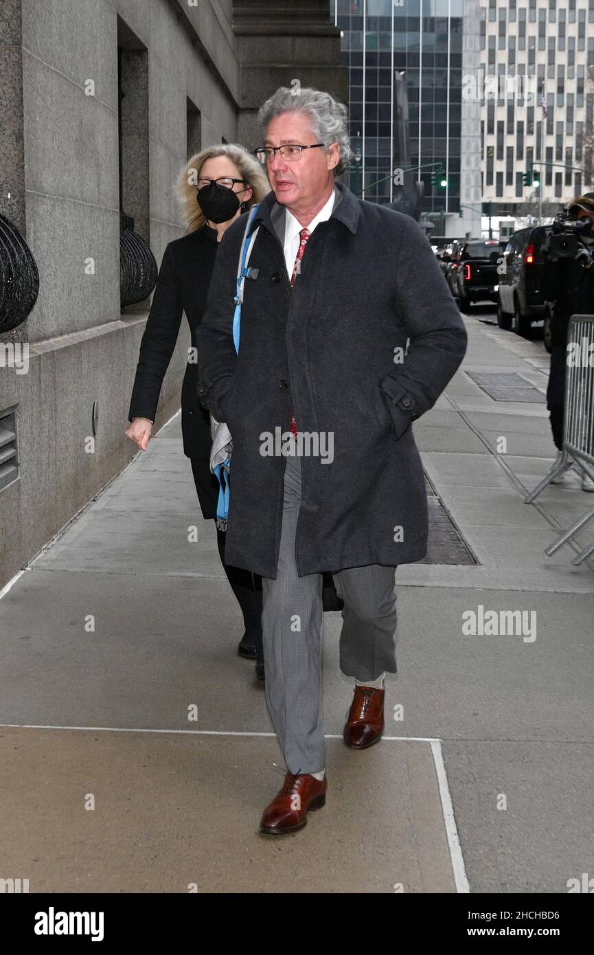 Defense attorneys Laura Menninger and Jeffrey Pagliuca arriving at the ...