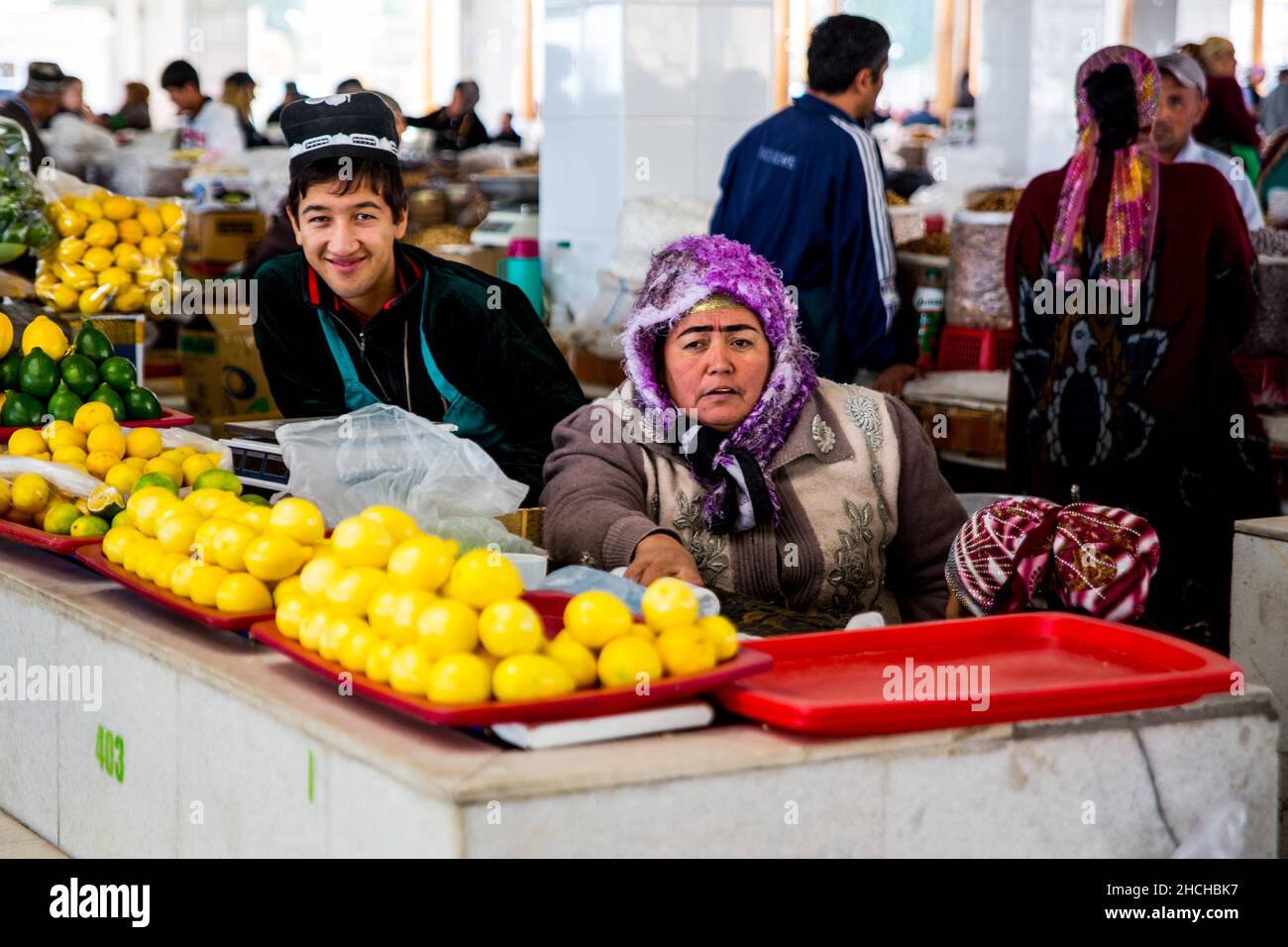 Siab Bazaar, typical oriental, Samarkand, Uzbekistan, Samarkand ...