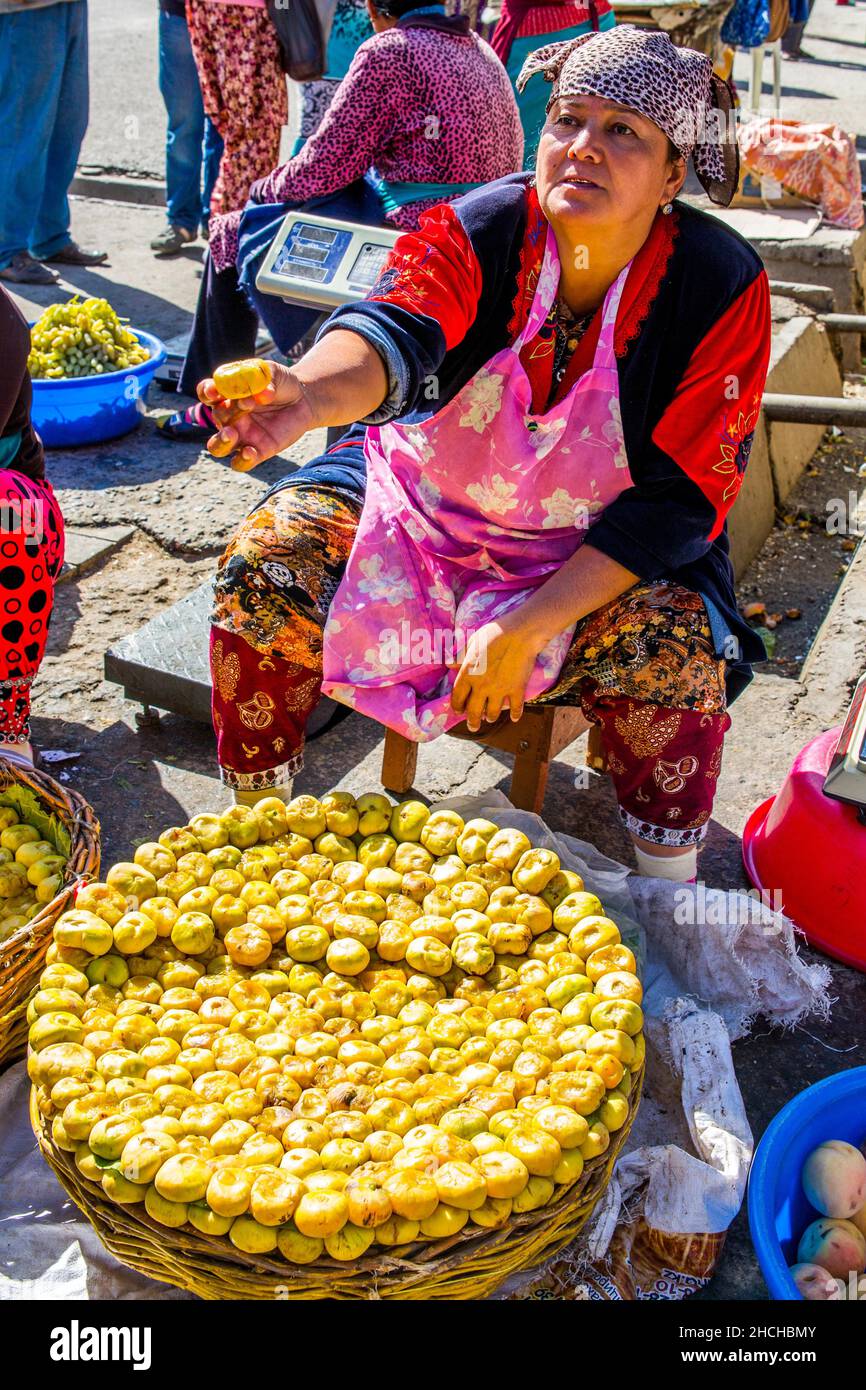 Siab Bazaar, typical oriental, Samarkand, Uzbekistan, Samarkand ...