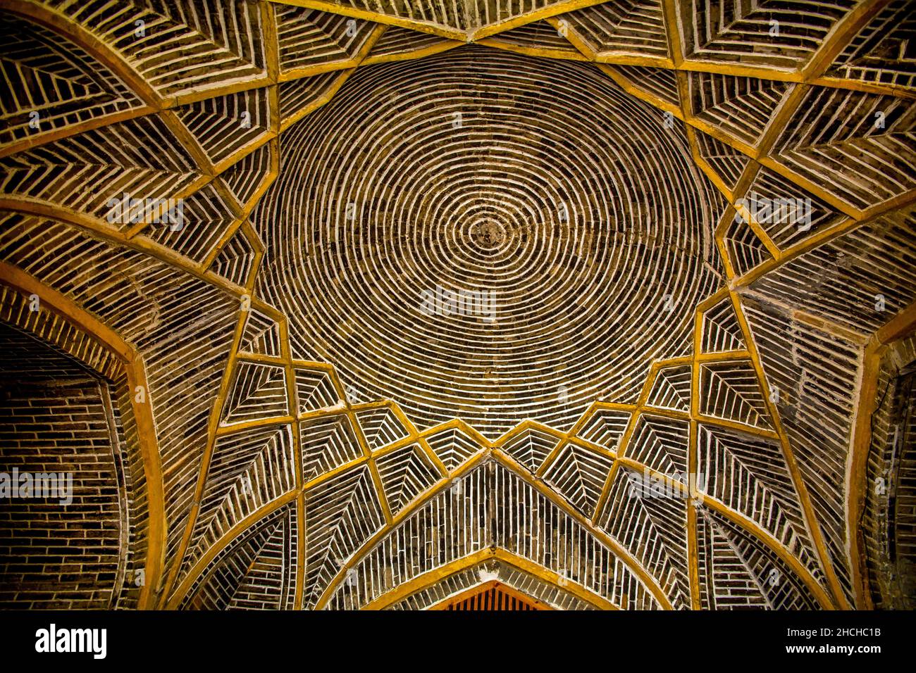 Dome walkway in the Kukeldash Medrese, Bukhara, the Holy City ...