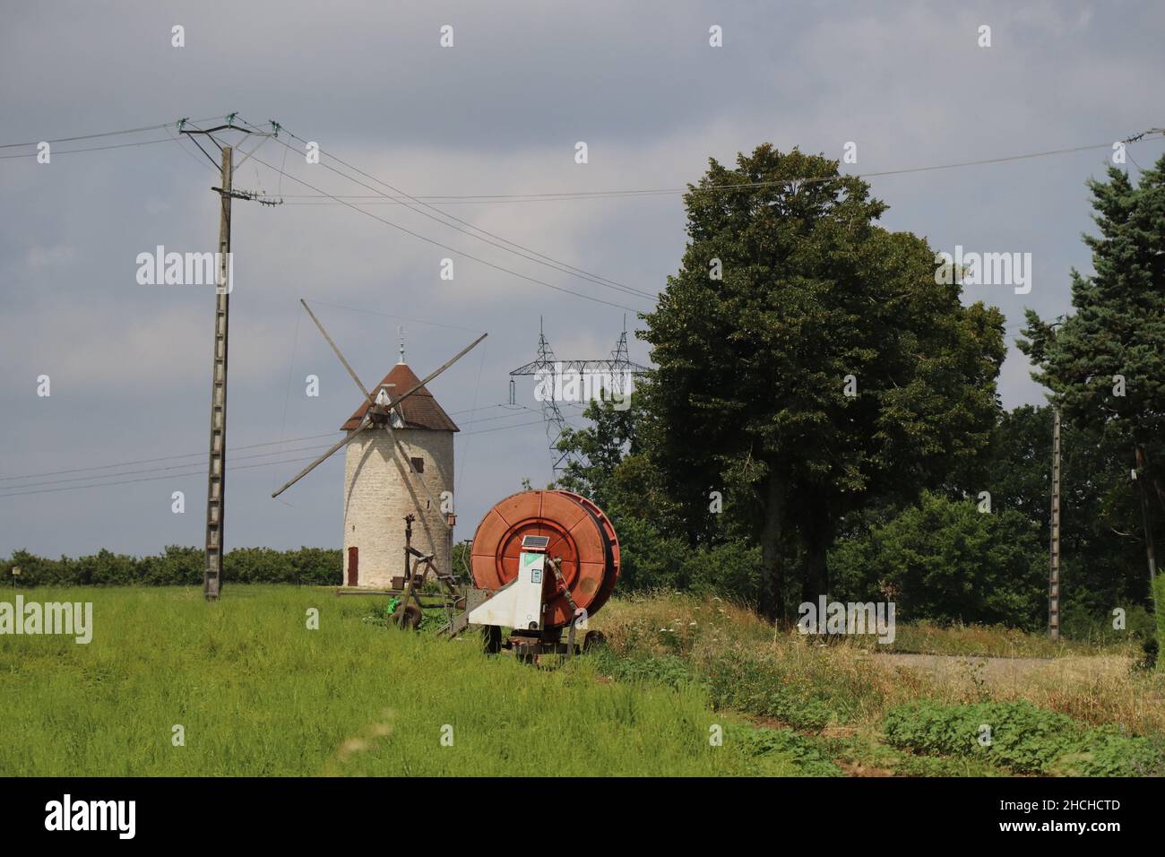 Wind Water and electricity Stock Photo - Alamy