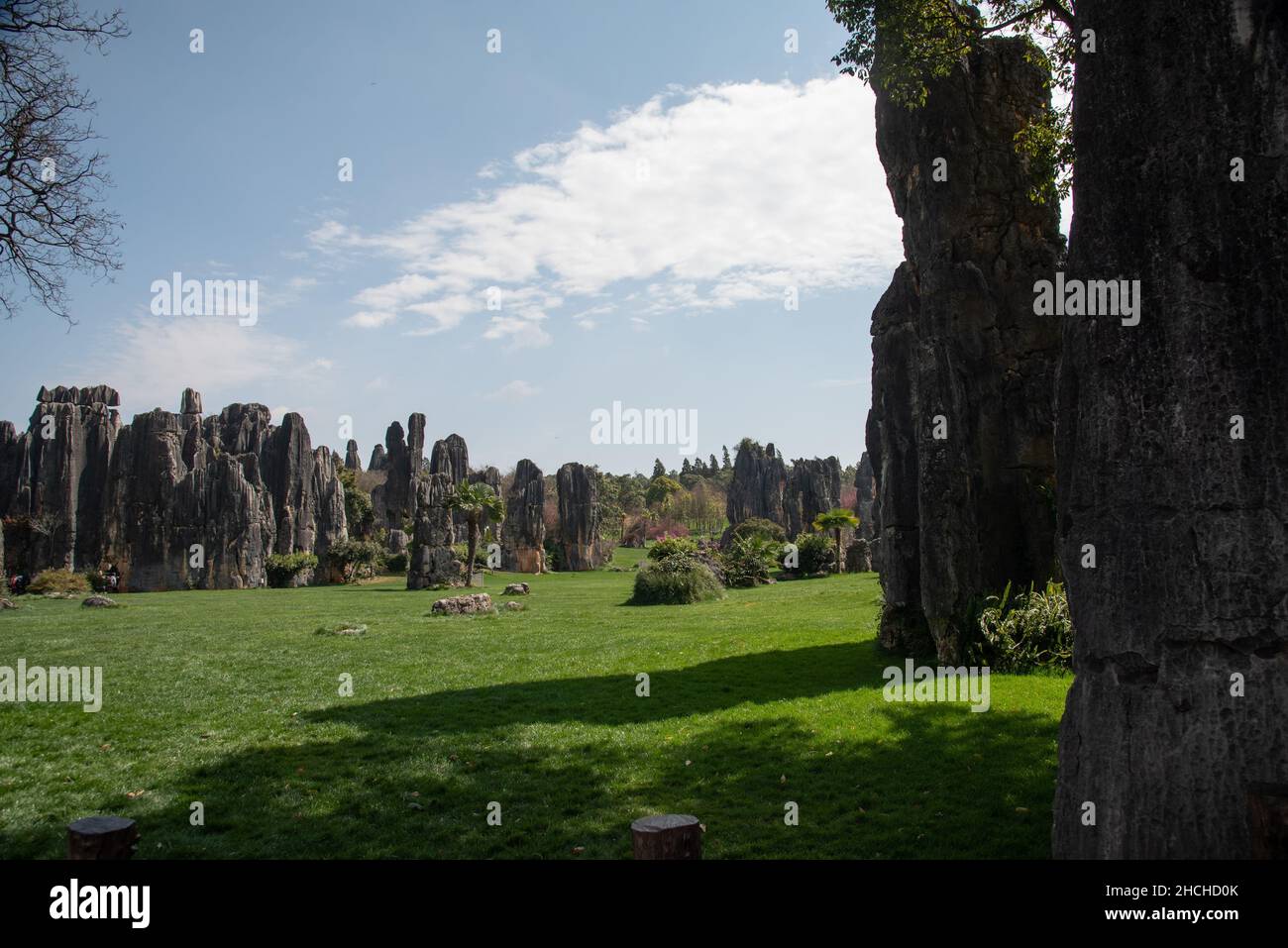 February 2019, Kunming, Yunnan Stone Forest Geological Park, Shilin ...