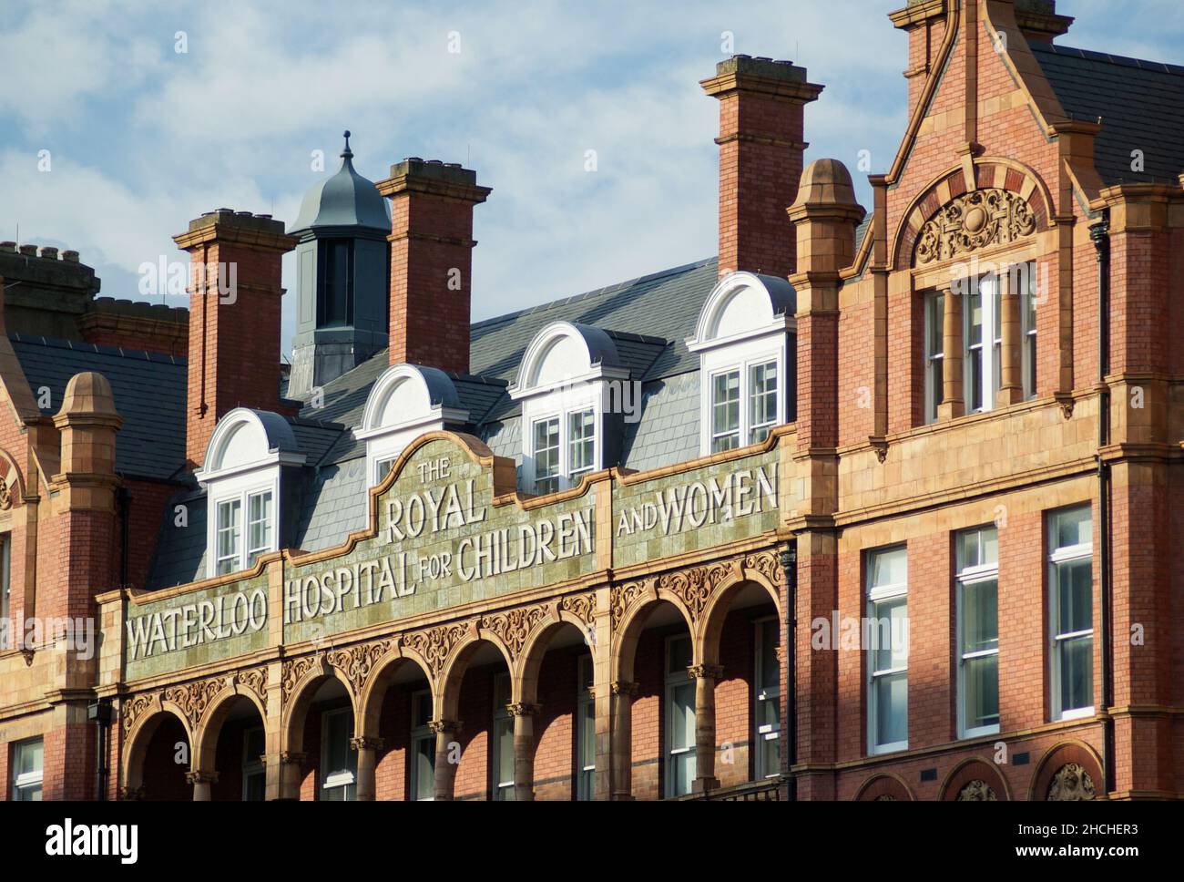 The exterior of the former Royal Waterloo Hospital for Children and ...