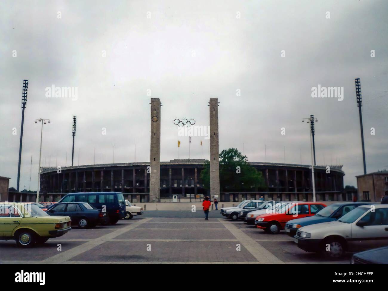The Olympic Stadium in Berlin, Germany in 1993, shortly after the ...