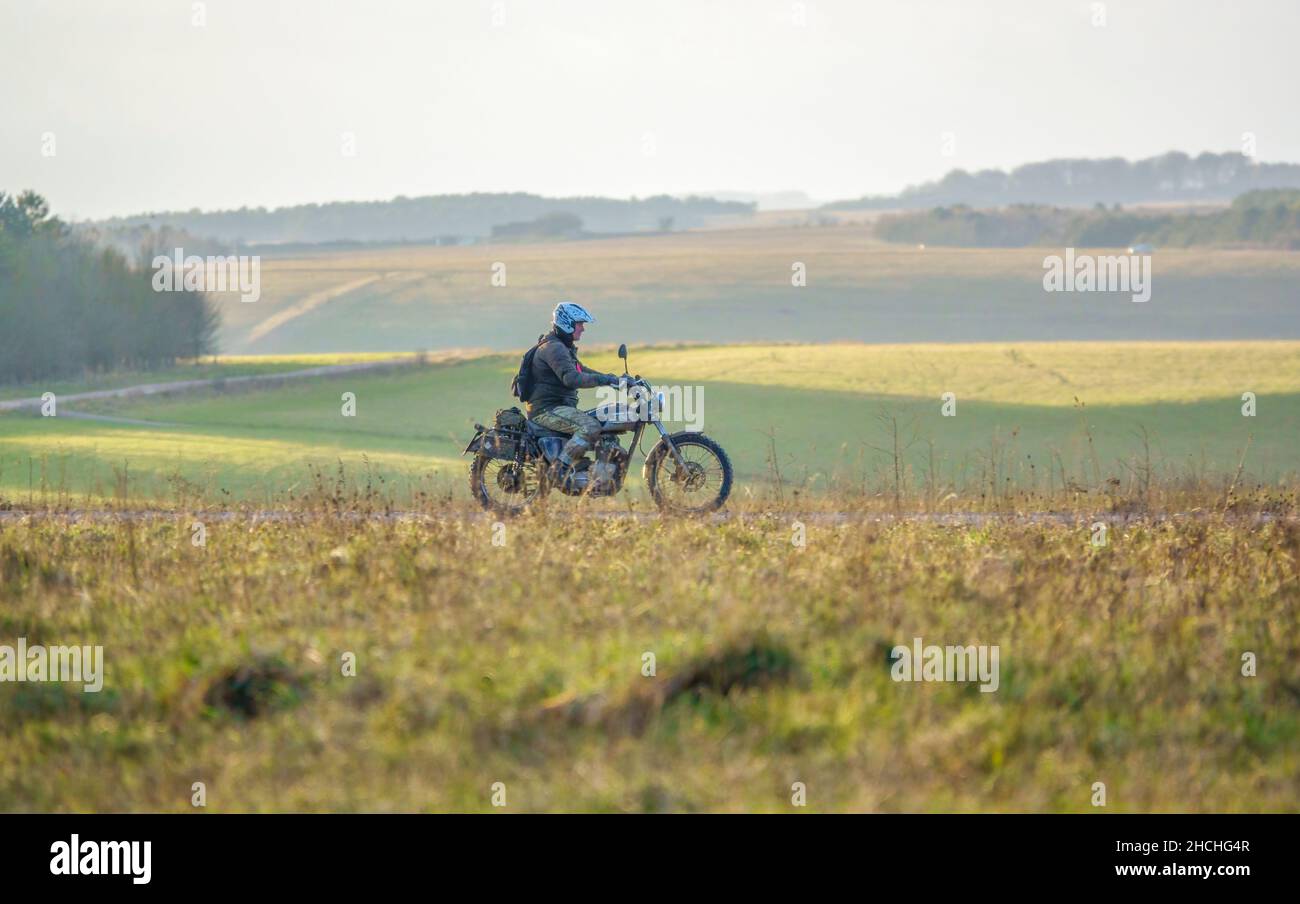 Motorbike group hill ride hi-res stock photography and images - Alamy