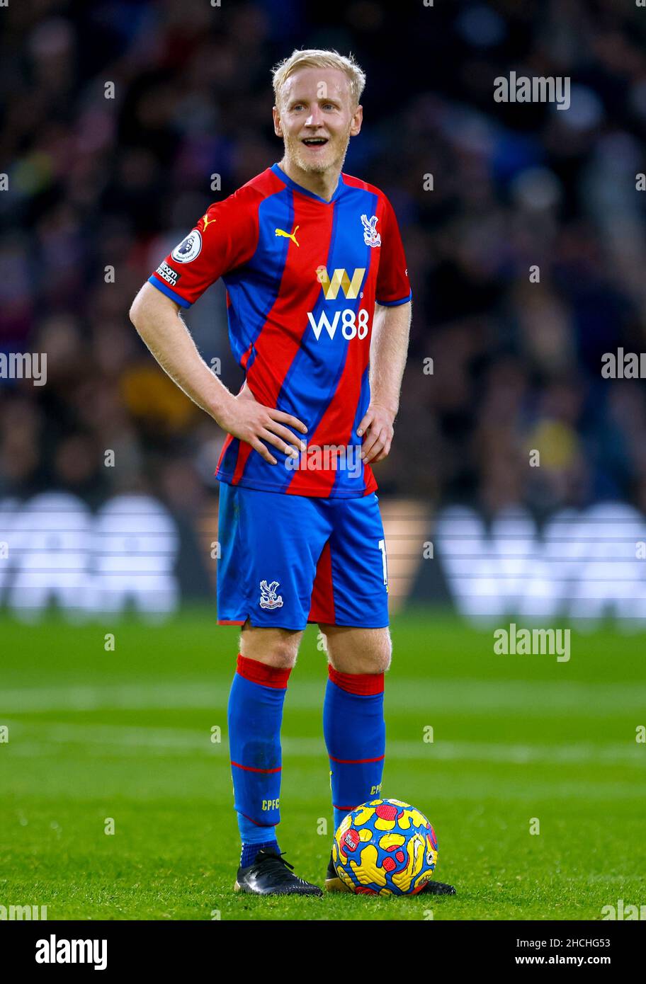 Crystal Palace's Will Hughes in action during the Premier League match ...