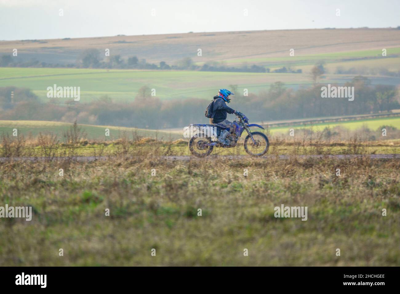 Motorbike group hill ride hi-res stock photography and images - Alamy