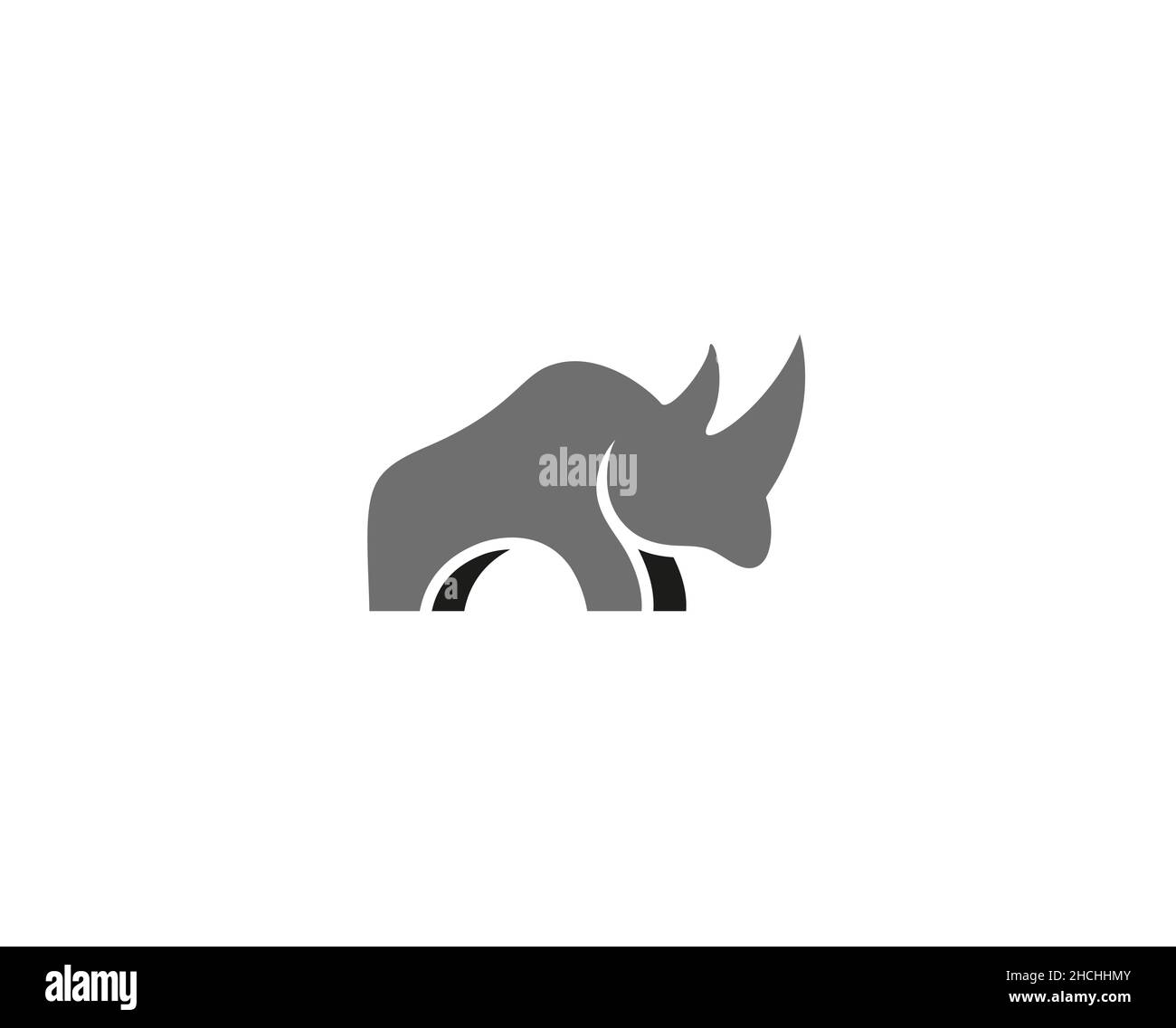rhinoceros logo vector rhino shape icon symbol Stock Vector Image & Art ...