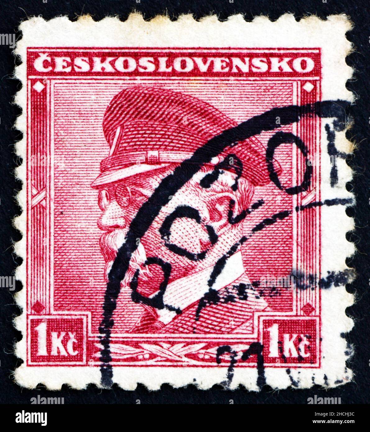 CZECHOSLOVAKIA - CIRCA 1937: a stamp printed in the Czechoslovakia ...