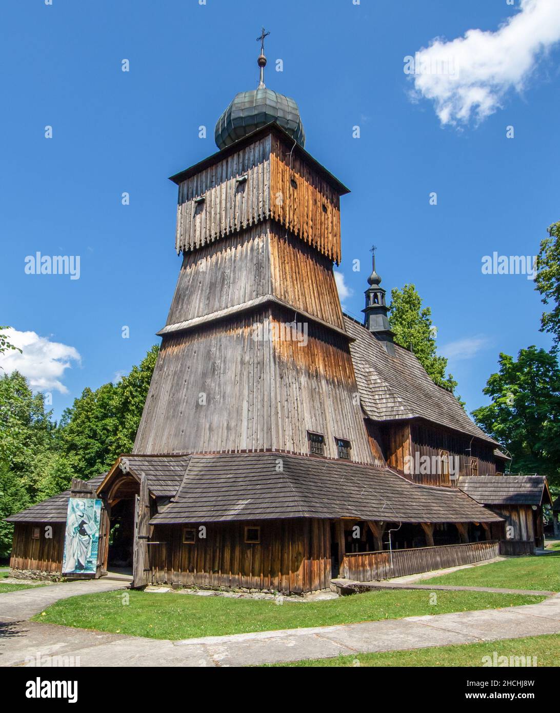 Lachowice, Poland - finished in 1789, the Church of Sts. Peter and Paul ...