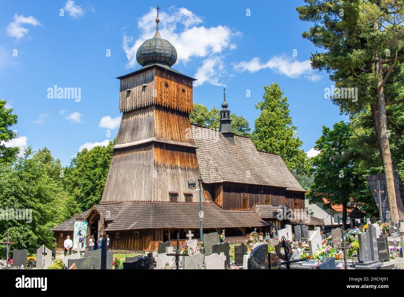 Lachowice, Poland - finished in 1789, the Church of Sts. Peter and Paul ...