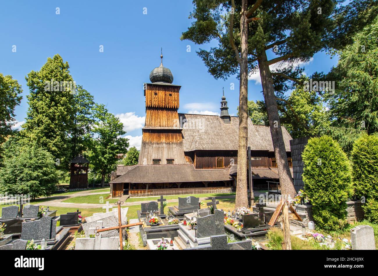 Lachowice, Poland - finished in 1789, the Church of Sts. Peter and Paul ...