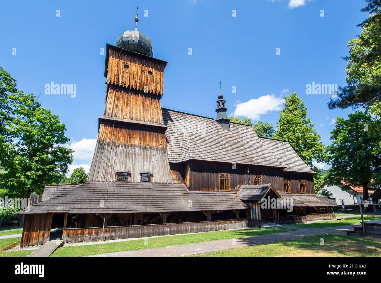 Lachowice, Poland - finished in 1789, the Church of Sts. Peter and Paul ...