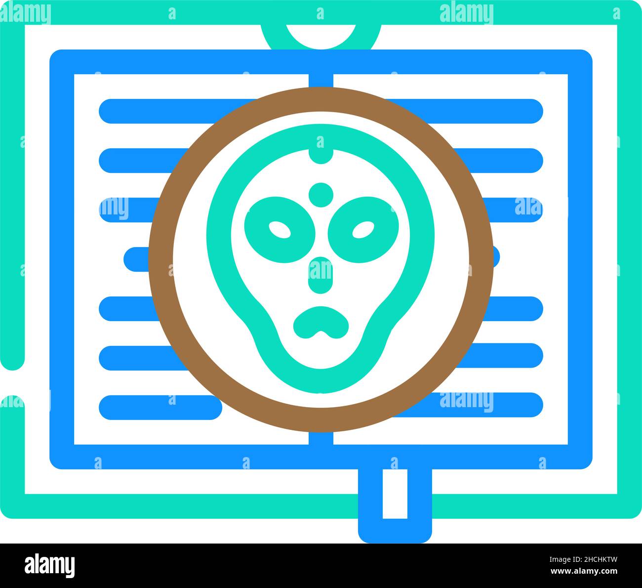 speculative fiction literature color icon vector illustration Stock ...