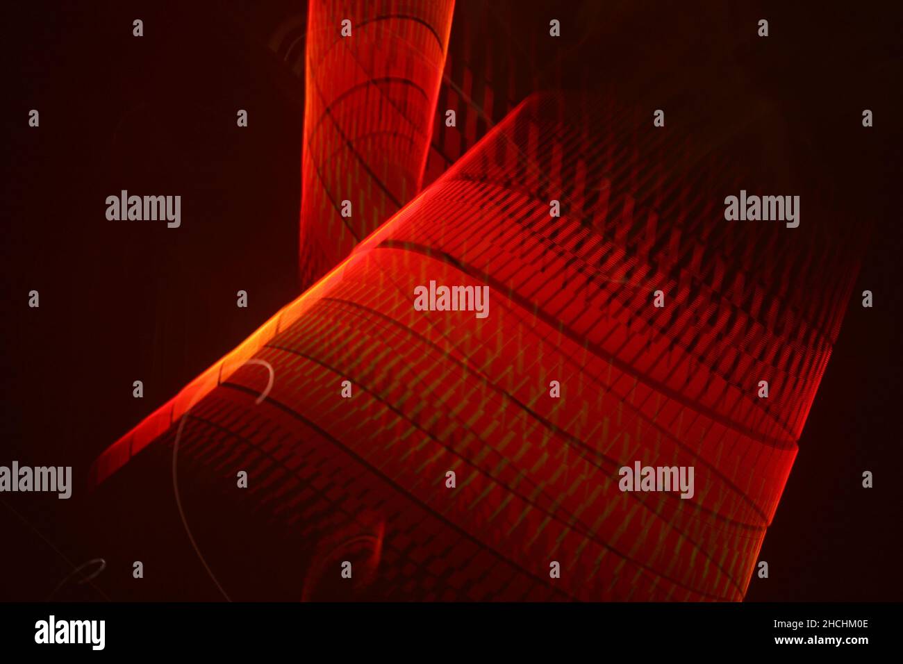 A red pattern of electrons gaining energy and performing accelerated ...