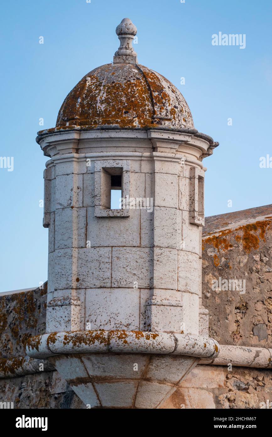 Old stone fort located in Lagos city, Algarve, Portugal Stock Photo - Alamy