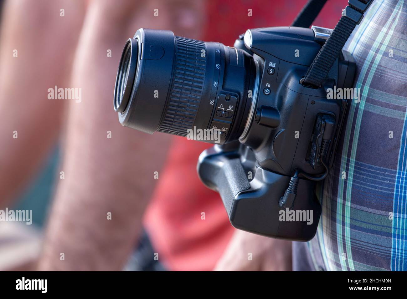 Camera round neck hi-res stock photography and images - Alamy
