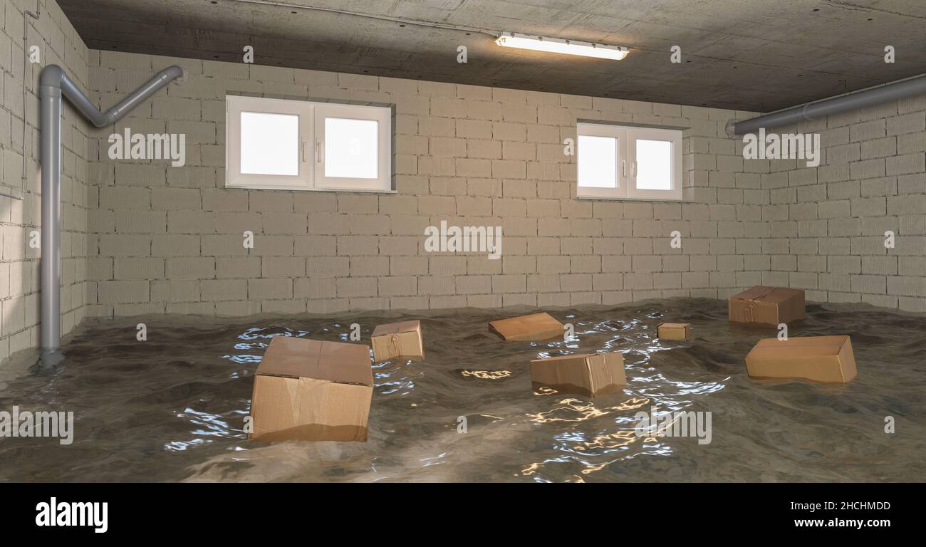 Flood damage inside house hi-res stock photography and images - Alamy