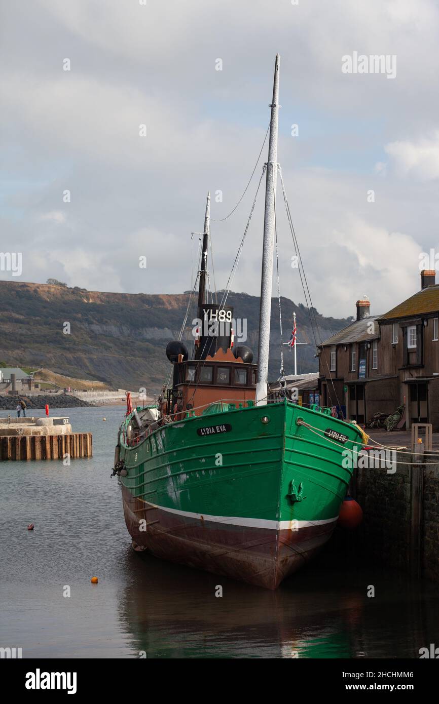Lydia Eva, the last surviving Steam Drifter Herring fishing boat. This ...