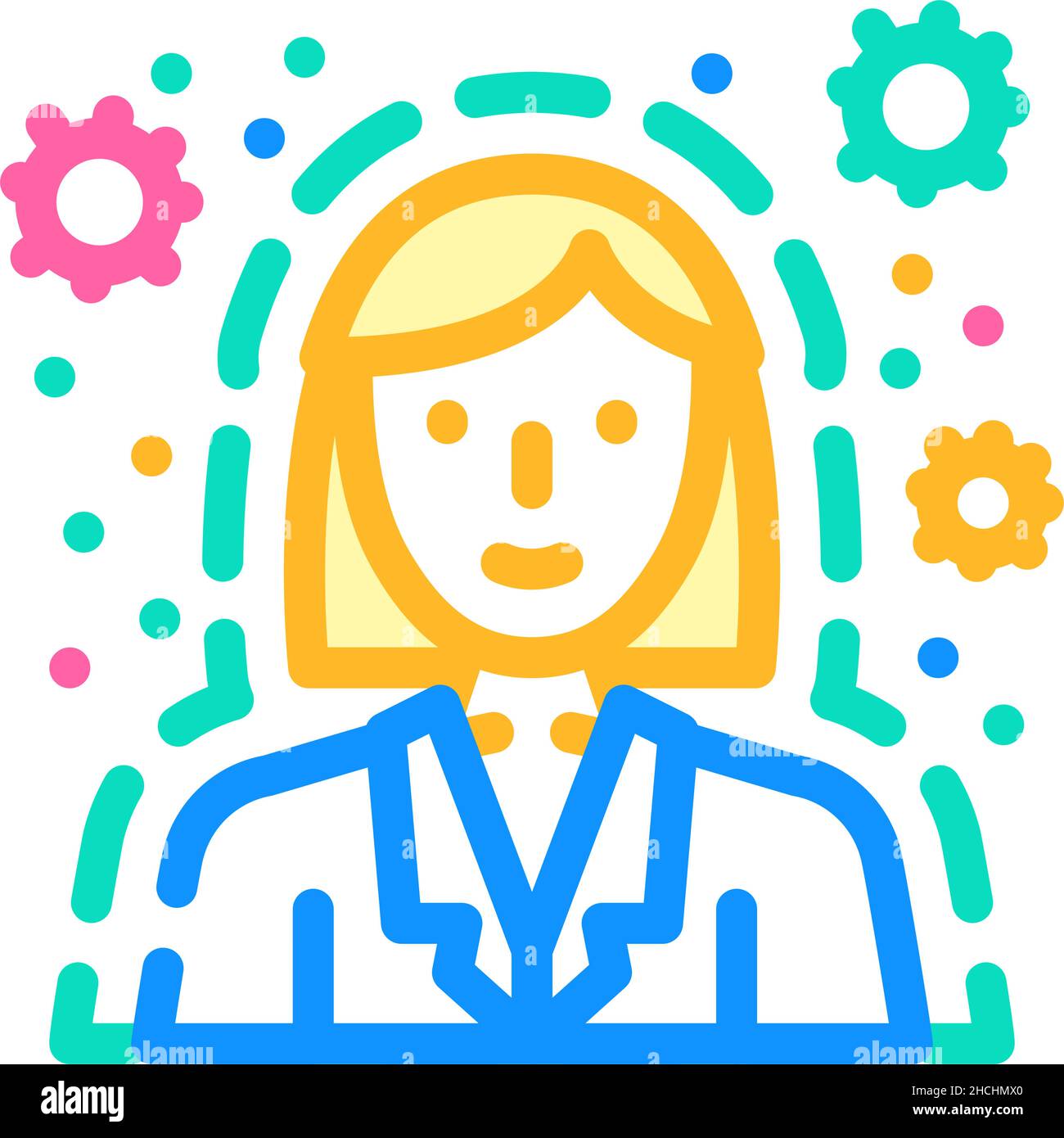 immunologist doctor color icon vector illustration Stock Vector Image ...