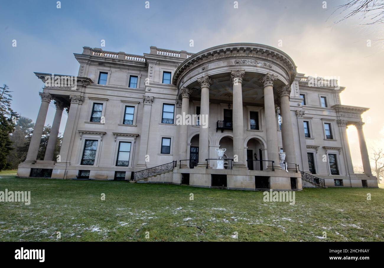 Vanderbilt Mansion Rear View Vanderbilt Mansion National Historic Site
