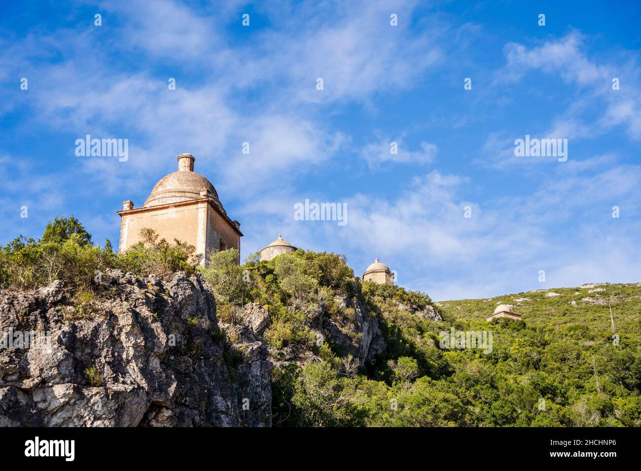 Historic defensive architecture in Arrabida Natural Park, Setubal ...