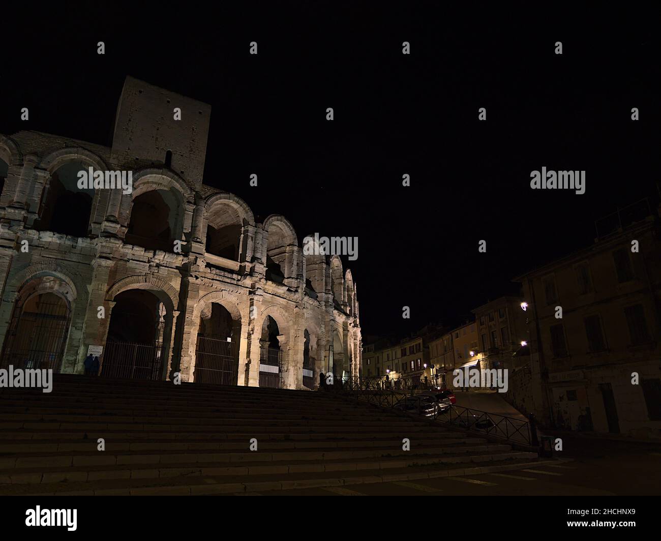 The roman amphitheatre in arles hi-res stock photography and images - Alamy