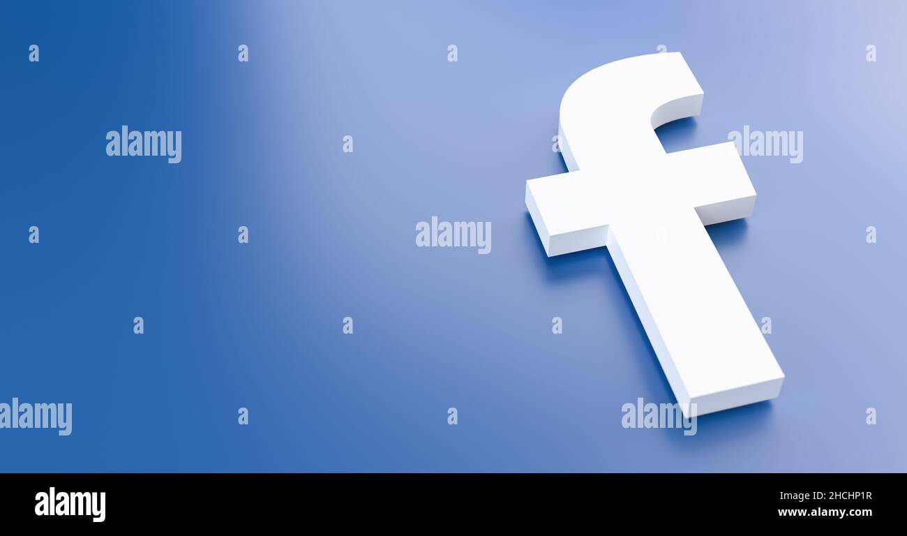 Facebook logo for web sites, mobile applications, banners, printed on ...